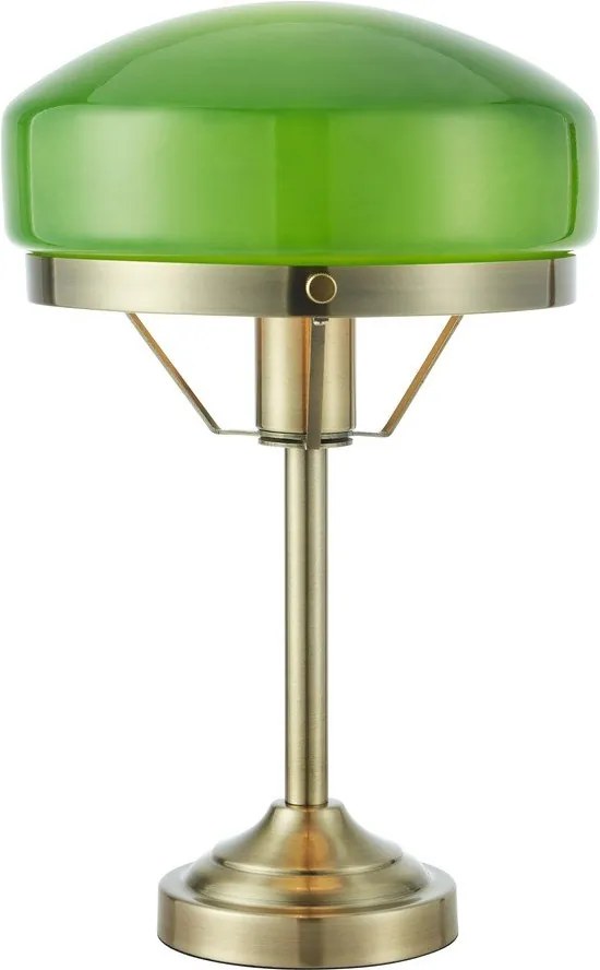 Zelená/v mosazné barvě stolní lampa (výška 39 cm) Aurelia – Markslöjd