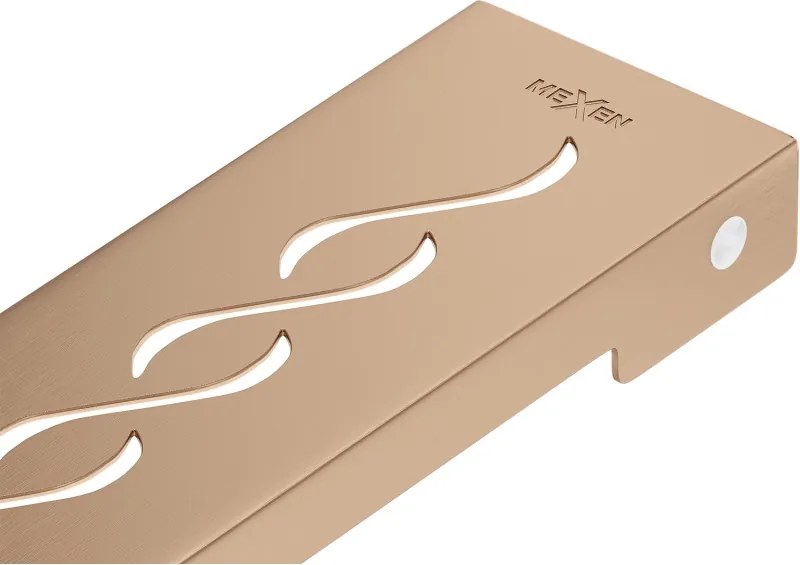 Mexen Flat M18 kryt pro liniový odtok 70 cm, kartáčovaná měď - 1C23070
