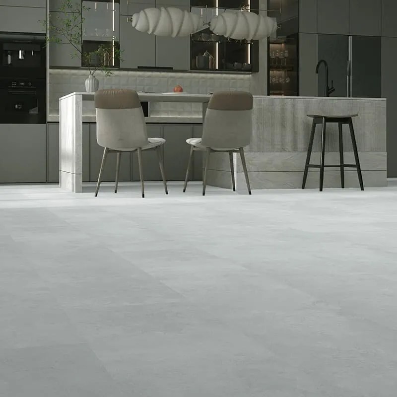Vinylová plovoucí podlaha Area Floors Stone Click Rigid 5351 Beton světle šedý