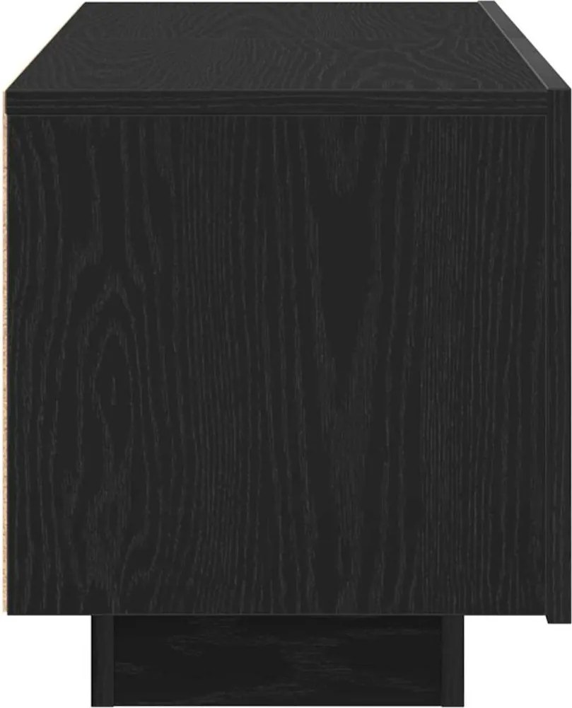 Televizní skříň 100 x 35 x 40 cm Černý dub Kompozitní dřevo 3333066