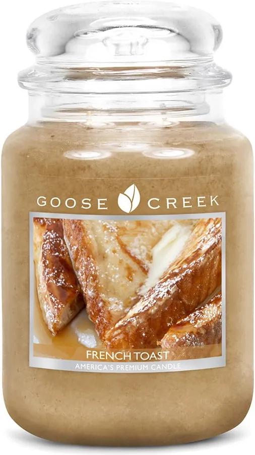 Vonná svíčka ve skleněné dóze Goose Creek Francouzský toast, 150 hodin hoření