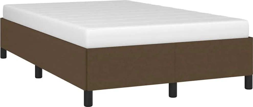 Rám postele bez matrací tmavě šedá 120x190 cm textil 3269634