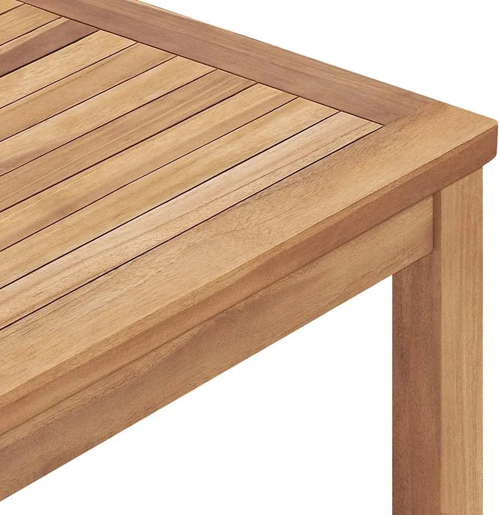 Zahradní jídelní stůl 160 x 80 x 77 cm masivní teakové dřevo 315620