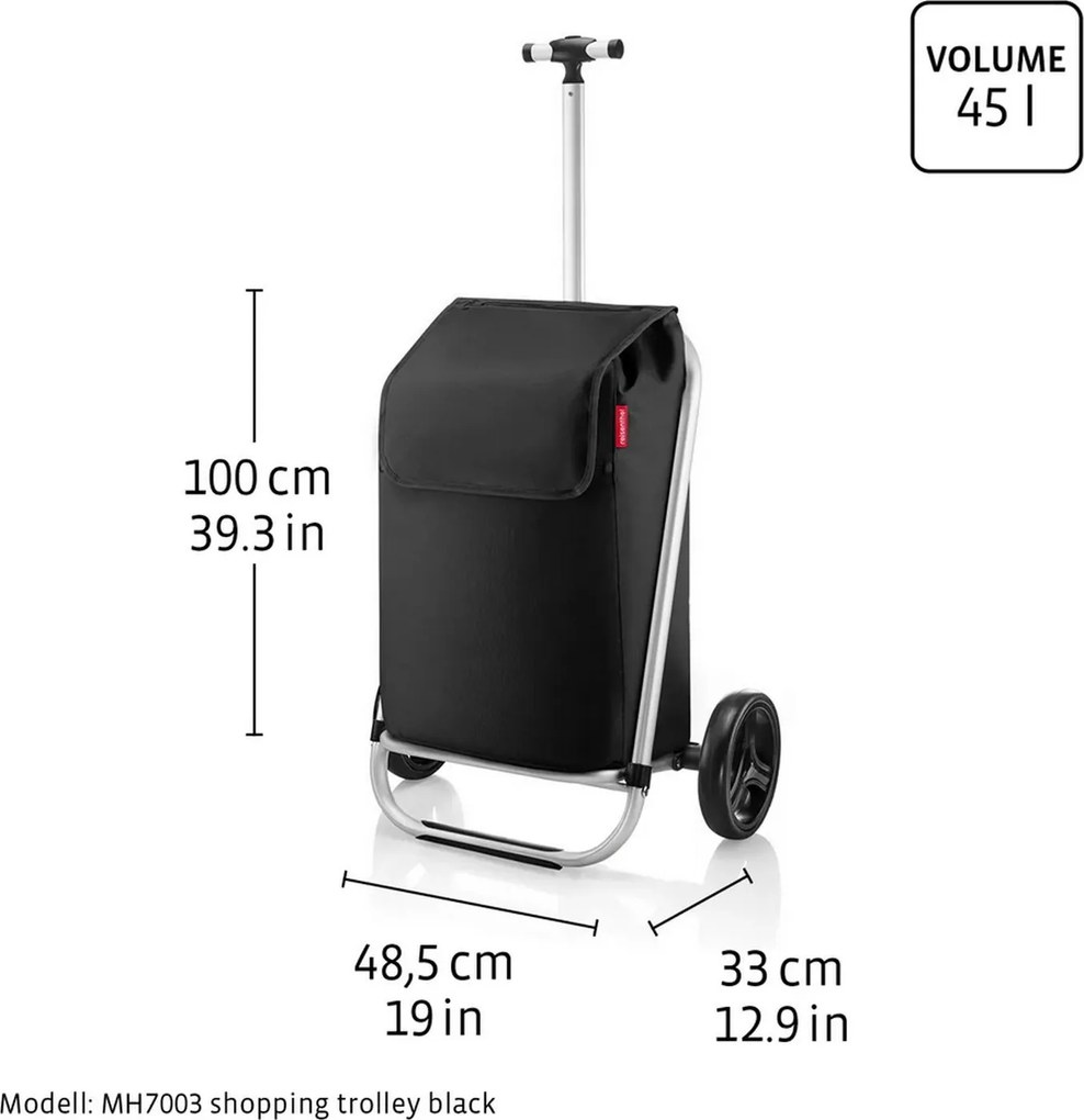 Taška na kolečkách Reisenthel Shopping trolley black