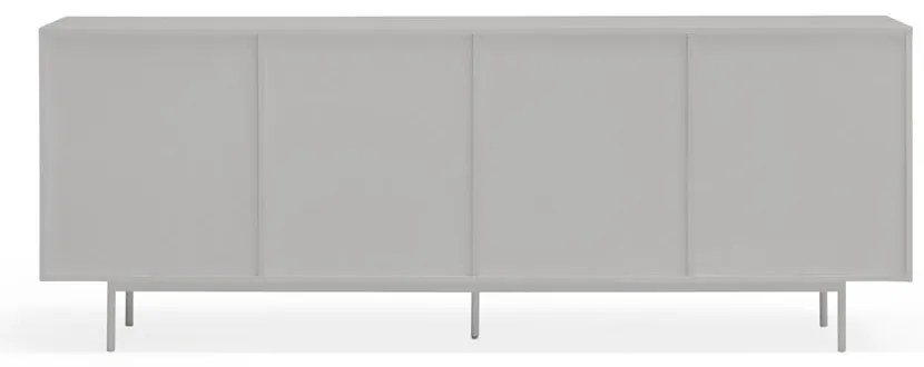 Šedá nízká komoda 211x80 cm Sierra – Teulat