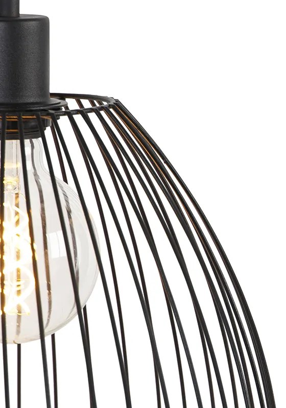 Designová závěsná lampa černá 29 cm - Pua