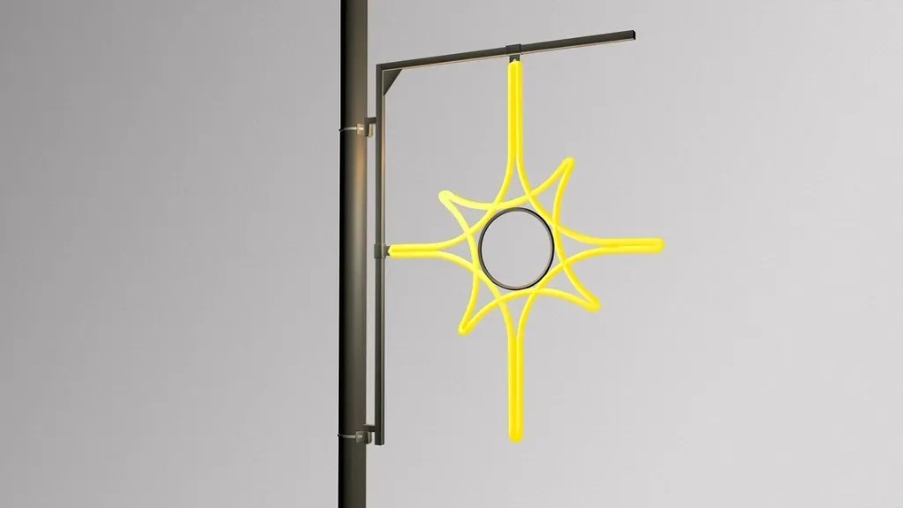 Držák motivu na sloupy VO pro dekory 90 - 130 cm (max.), 90 x 130 cm, pro 2x U20S