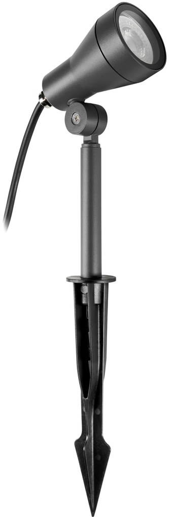 Trinity LILX0012 Venkovní reflektor s trnem Zamora I GU10, antracit, IP54