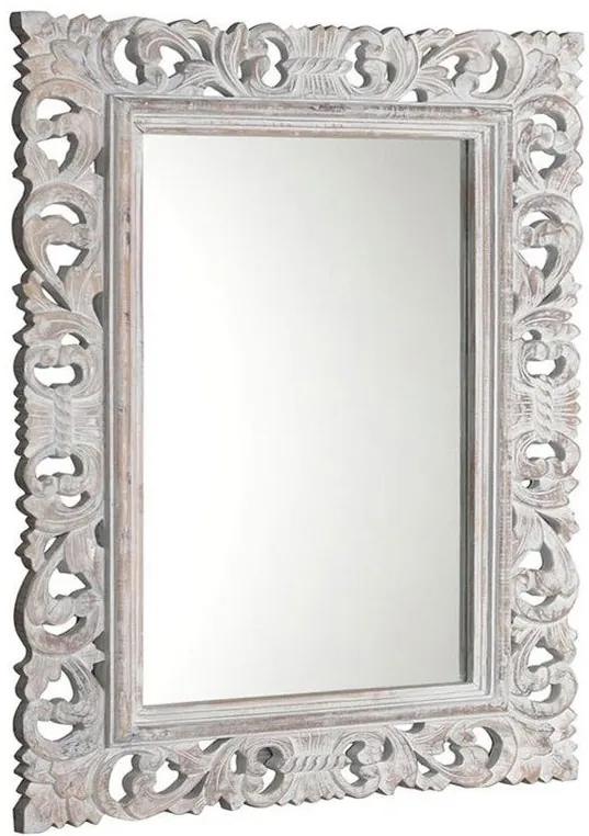 Sapho Sapho SCULE zrcadlo v rámu, 70x100cm, bílá