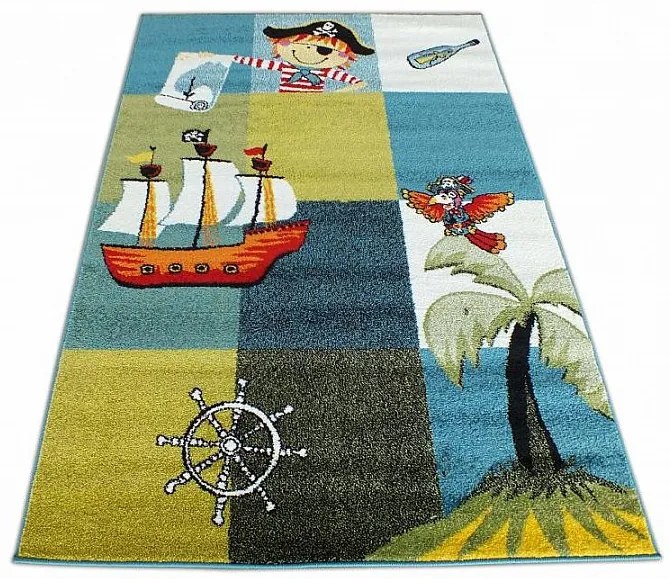 Dětský kusový koberec PIRÁT MONDO 133x190