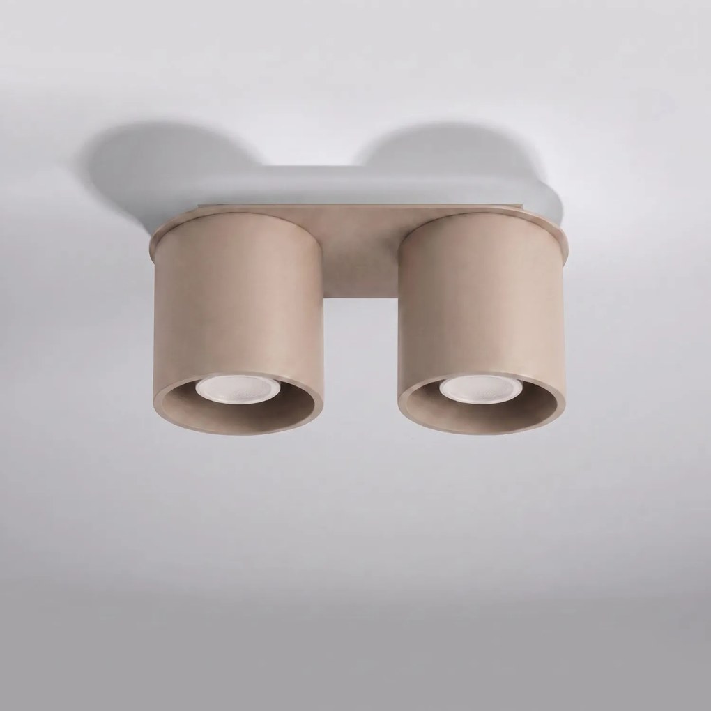 Sollux Lighting Stropní svítidlo ORBIS 2 taupe