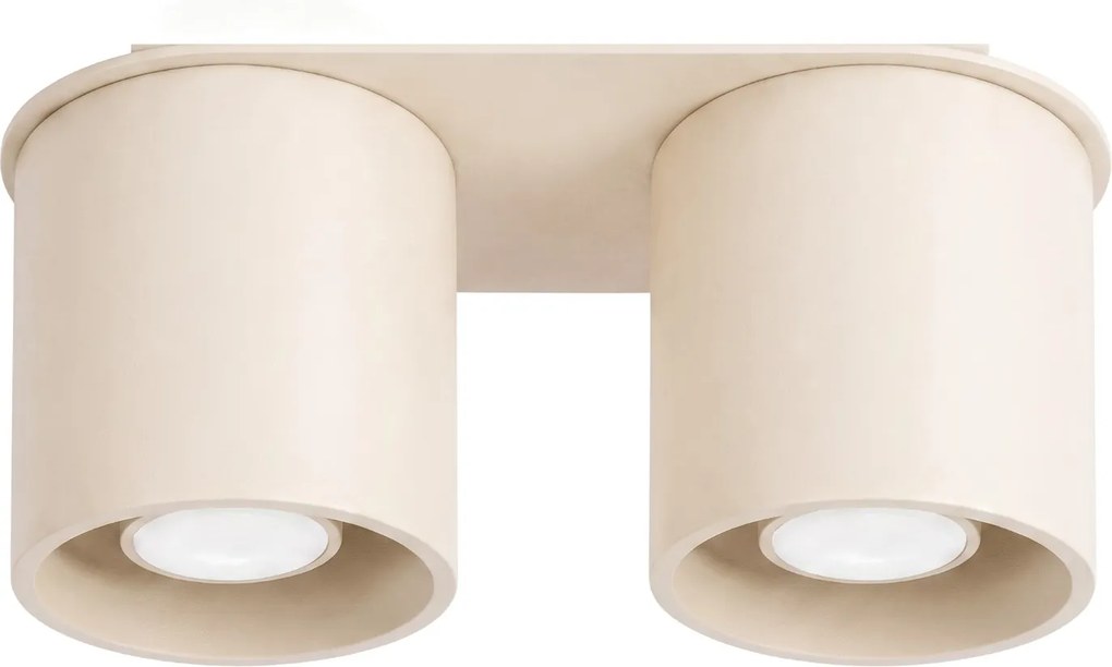 Sollux Lighting Stropní svítidlo ORBIS 2 béžové