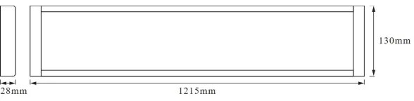 Osram - LED Stropní svítidlo OFFICE LINE LED/48W/230V 121,5 cm
