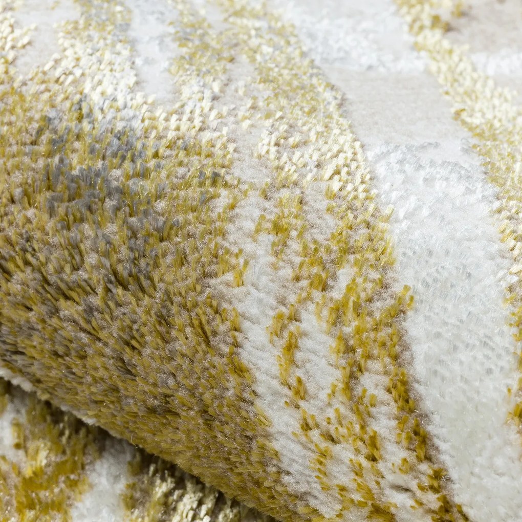 Dywany Łuszczów, Kusový koberec Bliss Z216AZ137 cream/gold, 180x270, béžová, kancelář