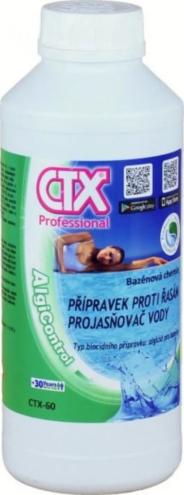 ASTRALPOOL CTX-60 bazénový přípravek proti vodní řase s projasňovačem 1 litr