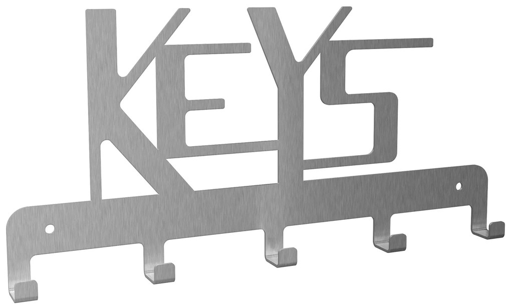 Nerezový věšák na klíče Keys