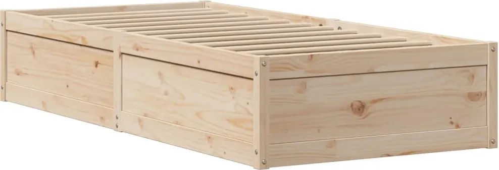 Rám postele s čelem 75 x 190 cm masivní borovice 3307107