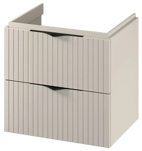 Cersanit Tirso, závěsná skříňka pod umyvadlo 594x447x572 mm, béžová matná, S1015-005