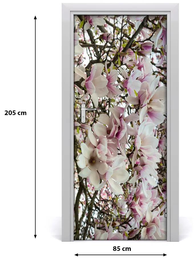 Fototapeta na dveře Květ magnolie 85x205 cm