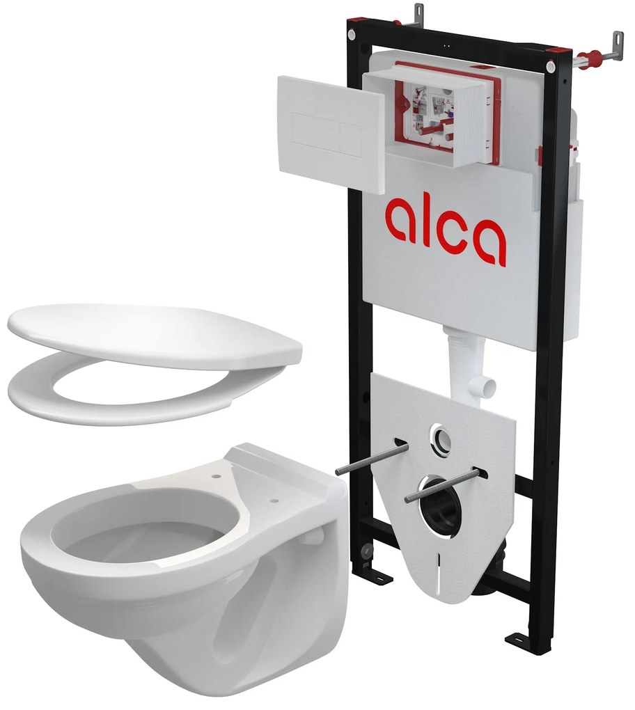 Set 5v1 pro závěsné WC Alca Sádromodul AM101/1120 WC Alca