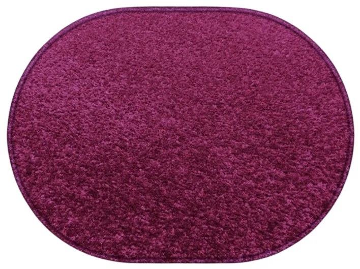 Vopi koberce Kusový koberec Eton fialový ovál - 57x120 cm