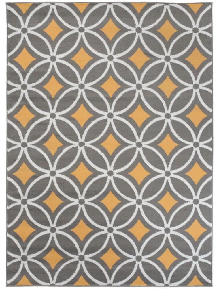 Kusový koberec PP Peny žlutý 160x220cm