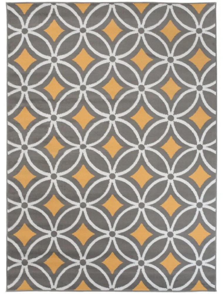 Kusový koberec PP Peny žlutý 200x250cm