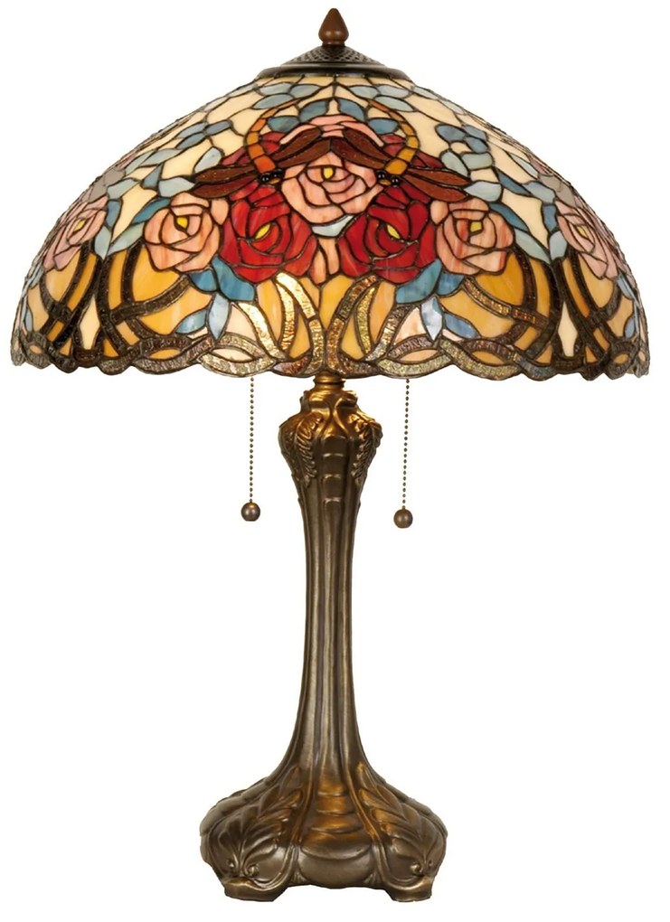 Stolní lampa Tiffany - 	Ø 46*64 cm