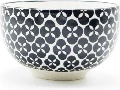 Sada porcelánových misek Bredemeijer Pucheng, 200 ml – černobílý minimalistický set