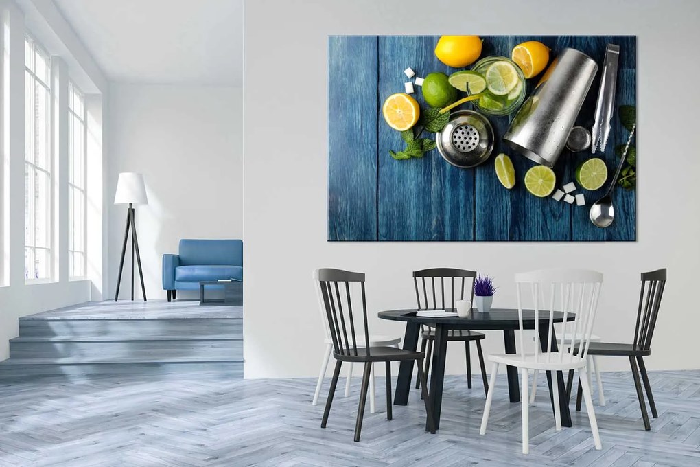 Letní obraz mojito Velikost (šířka x výška): 120x80 cm