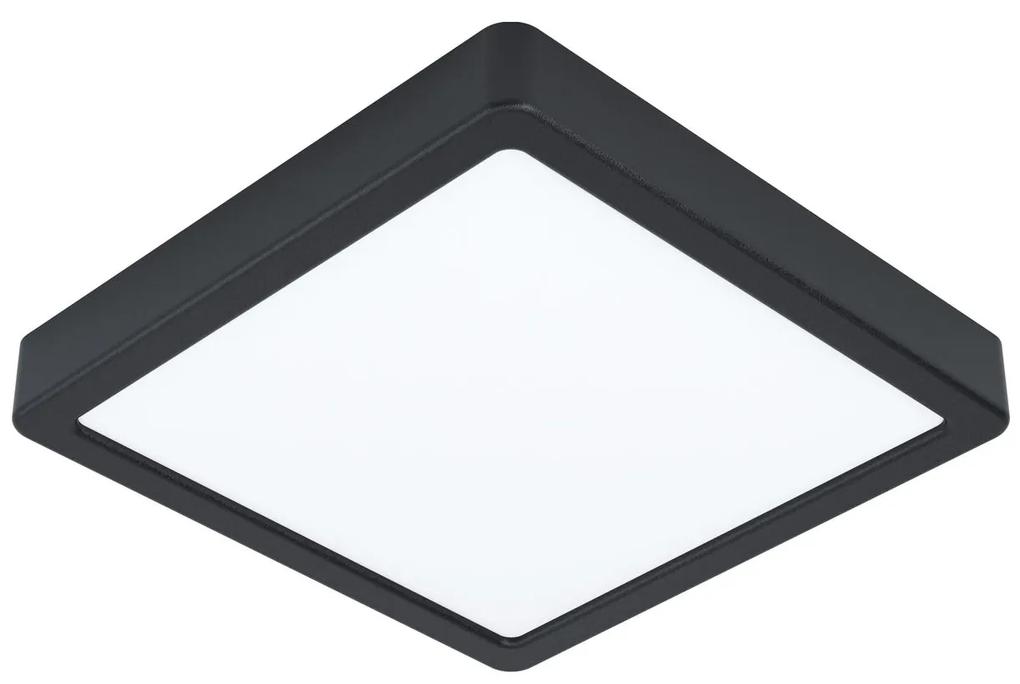 Eglo 99256 FUEVA 5 - LED stropní svítidlo 21 x 21cm, 16,5W, 4000K, černá