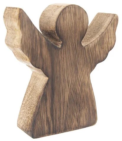 Dřevěný anděl MANGO 15 cm