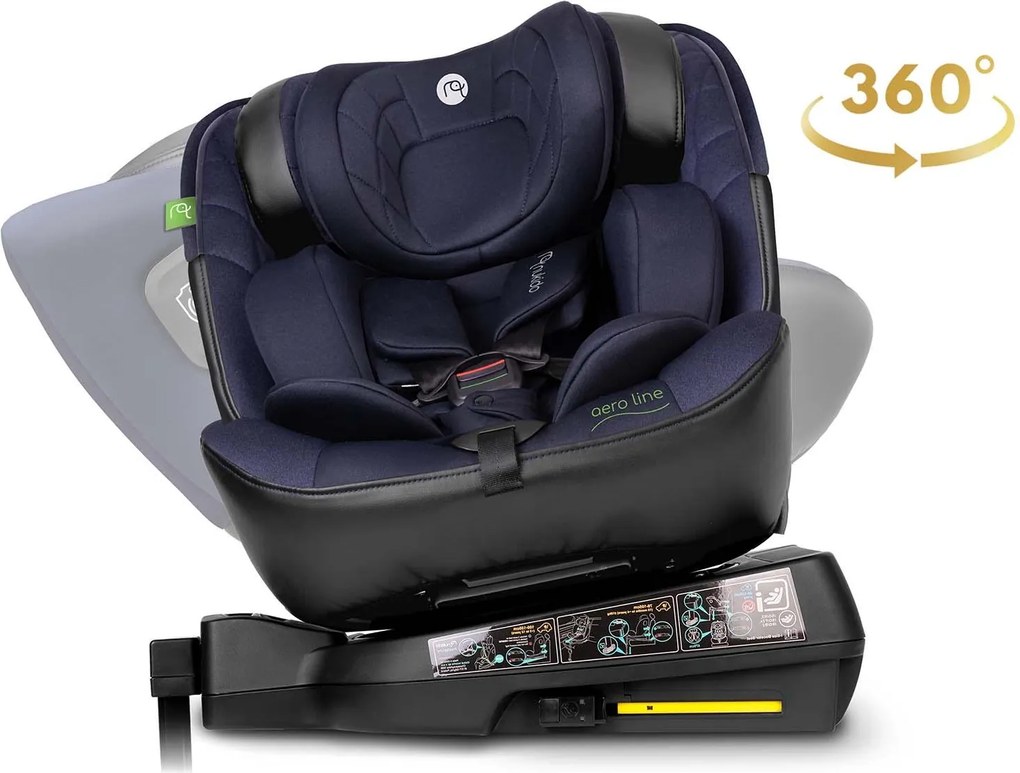 Autosedačka ISOFIX, 0-36kg, tmavě modrá | Nukido Prestige