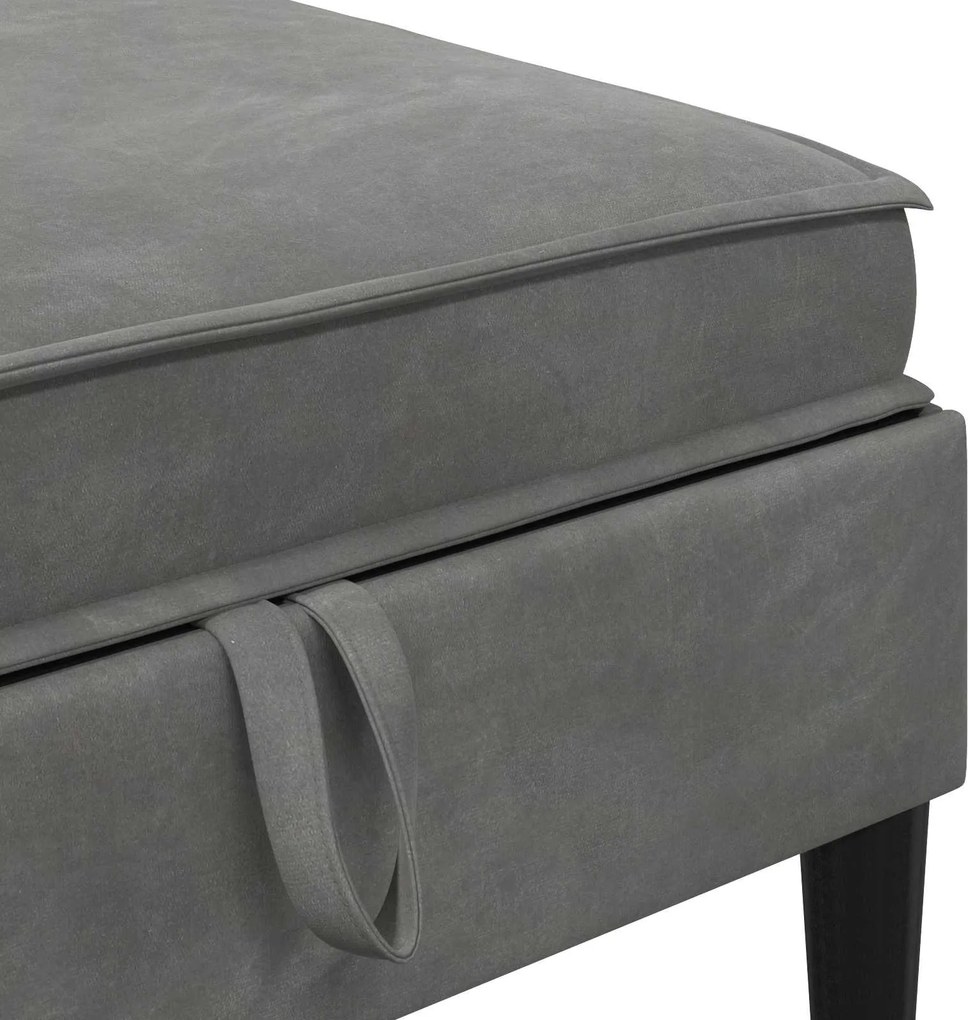 Sada nábytku do obývacího pokoje 6 ks Tmavě šedá Samet 3413737