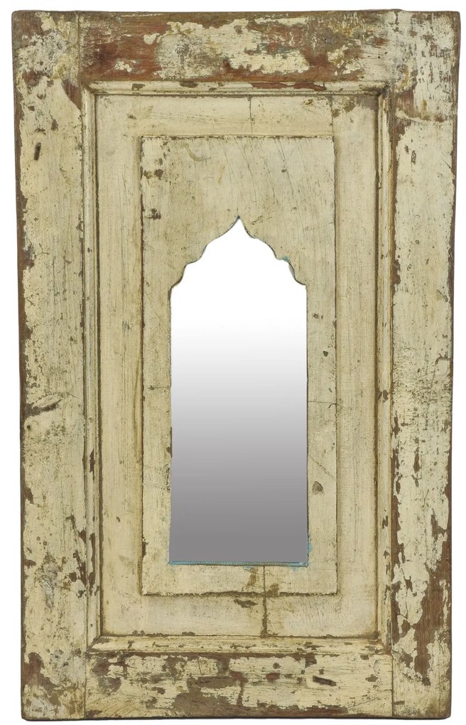 Sanu Babu Zrcadlo v rámu z teakového dřeva, 39x3x63cm