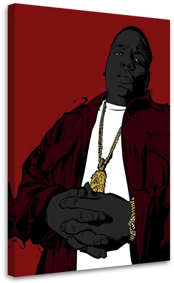 Gario Obraz na plátně The Notorious B.I.G - Nikita Abakumov Rozměry: 40 x 60 cm