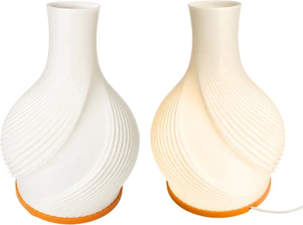 Verk Group Led stolní lampa vaza 2 v 1, dekorativní, s nastavitelnou jasností, 3 barvy, vnitřní osvětlení
