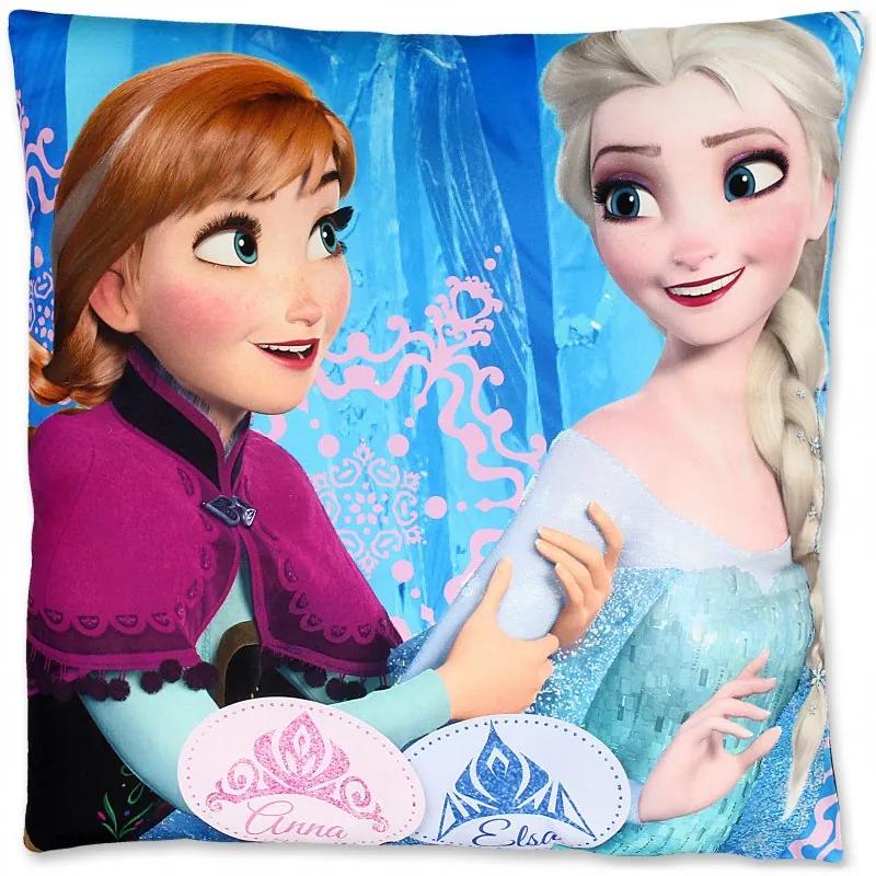 Setino · Polštář Ledové království - princezny Anna a Elsa - Frozen - 40 x  40 cm | BIANO