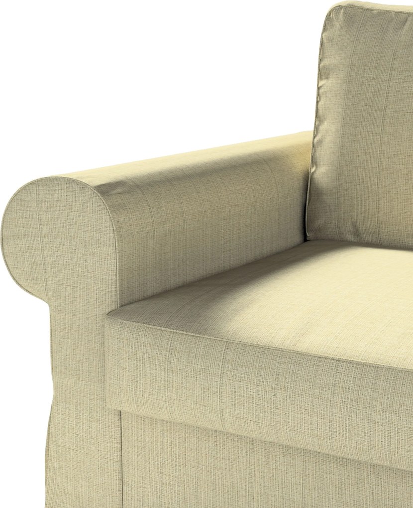 Potah na pohovku IKEA Backabro 2-místná, rozkládací barva béžová látka pletený vzor
