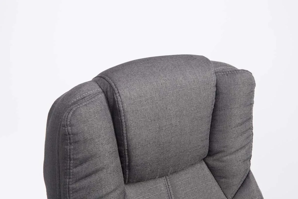 Kancelářská židle BIG Xanthos látka V2 – tmavě šedá