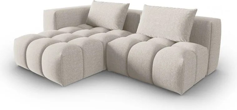Béžová rohová pohovka (levý roh/s lenoškou) Verona – Cosmopolitan Design