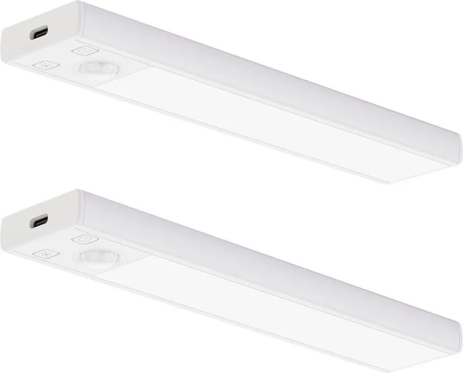 SADA 2x LED Nab. osvětlení nábytku se senz. VIRO LED/1W/800 mAh 20 cm CCT bílá
