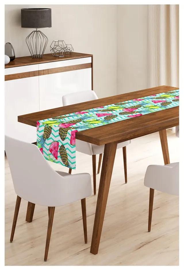 Běhoun na stůl z mikrovlákna Minimalist Cushion Covers Melon and Pineapple, 45 x 145 cm