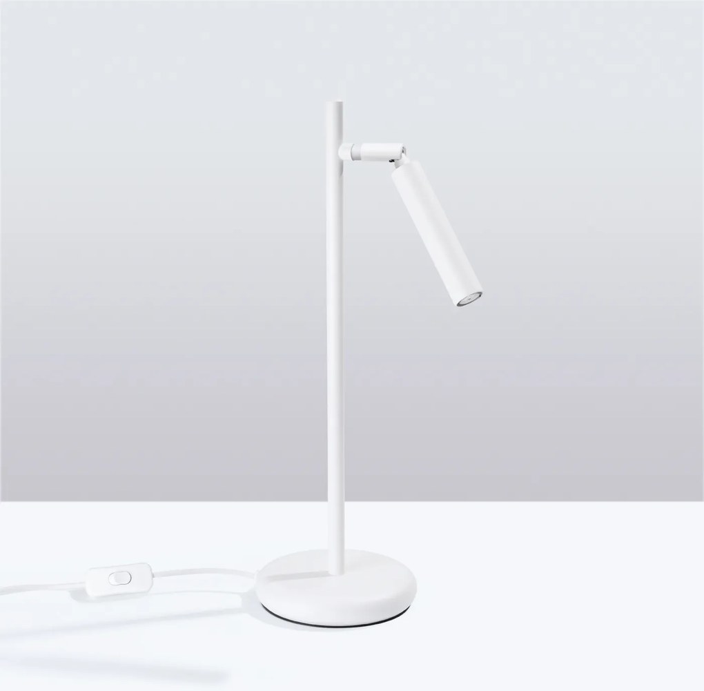 Sollux Lighting Stolní lampa PASTELO bílá