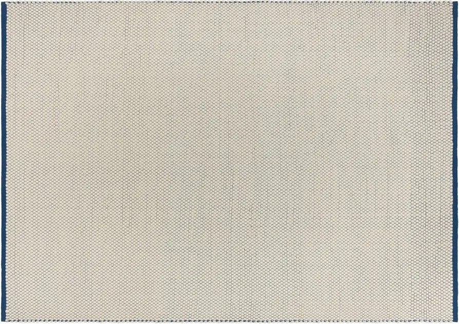 Modrý/béžový ručně tkaný vlněný koberec 200x300 cm Lenu – noo.ma