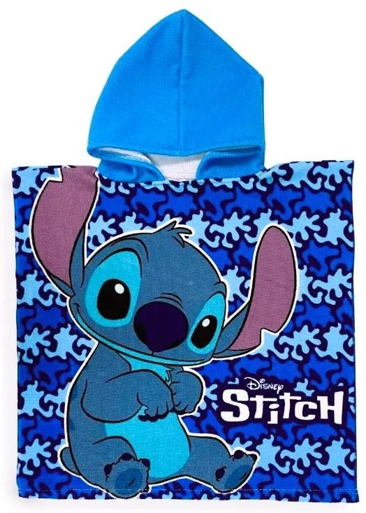 PONČO STITCH (modré) Velikost: uni
