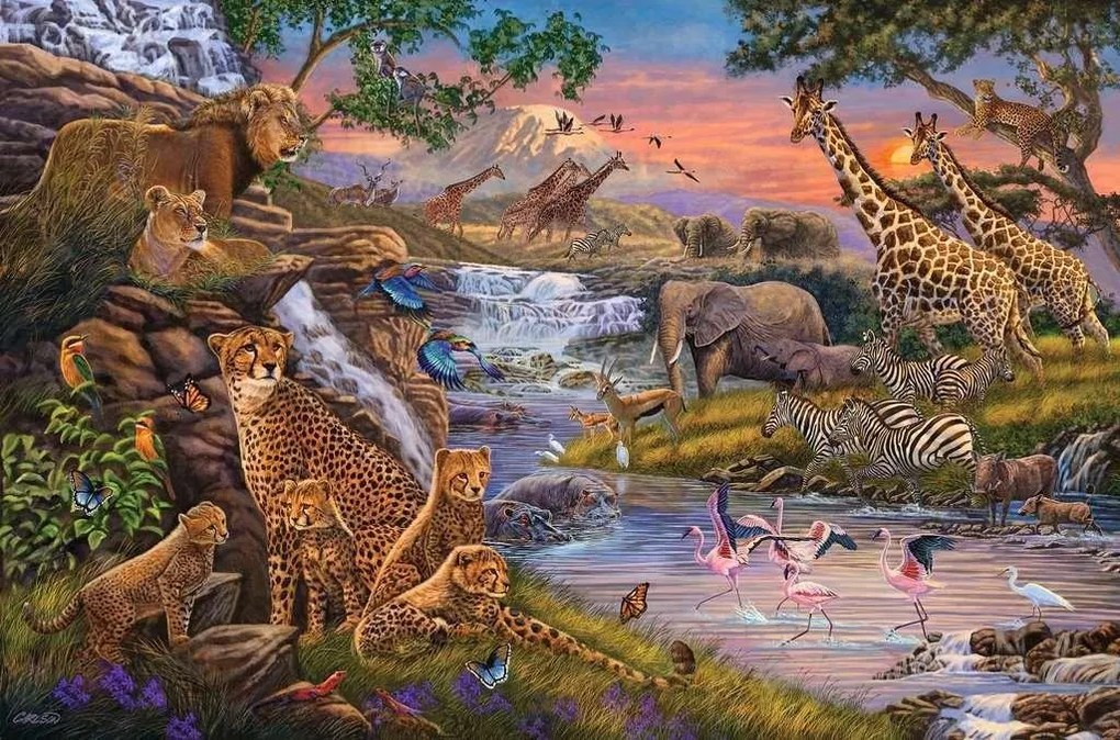 Ravensburger puzzle království zvířat 3000 dílků