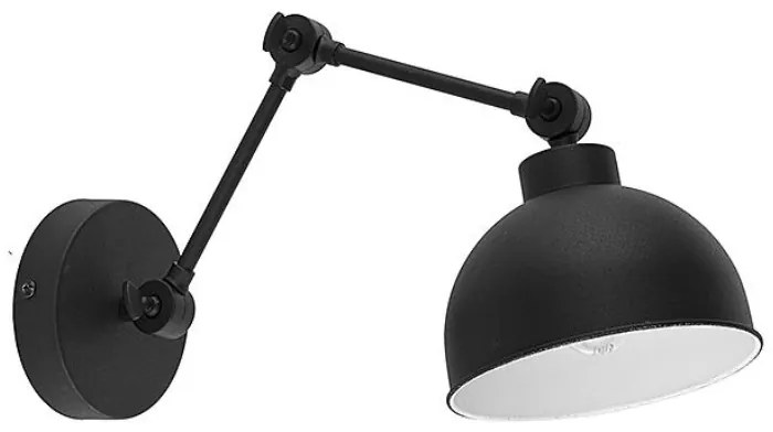 TK LIGHTING Nástěnné svítidlo - TECHNO 2578, 230V/15W/1xE27, černá/bílá