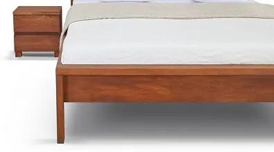 Postel Postelia MILANO Dub 160x200 - dřevěná postel z masivu o šíři 4 cm