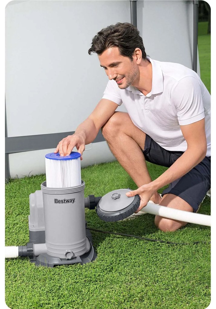 Bazénové filtrační čerpadlo Bestway 58391 s výkonem 9463 l/h pro čistou a jasnou vodu